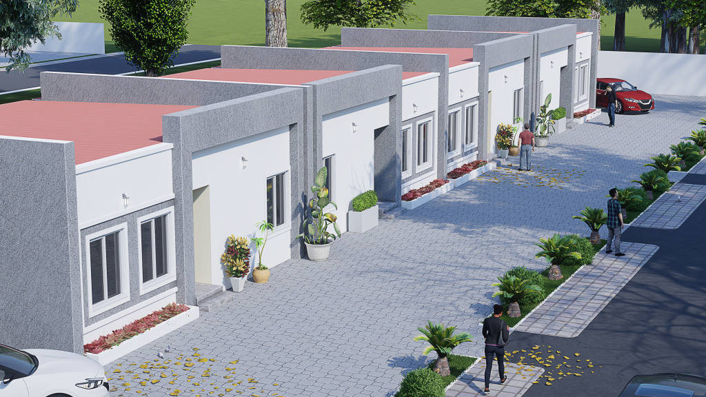 Newly Built 3bedroom Semi Finished Terrace Bungalow - AI Realent