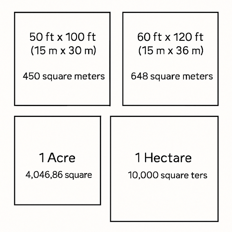 Land Sizes in Abuja & Nigeria: Plot, Acre, Hectare